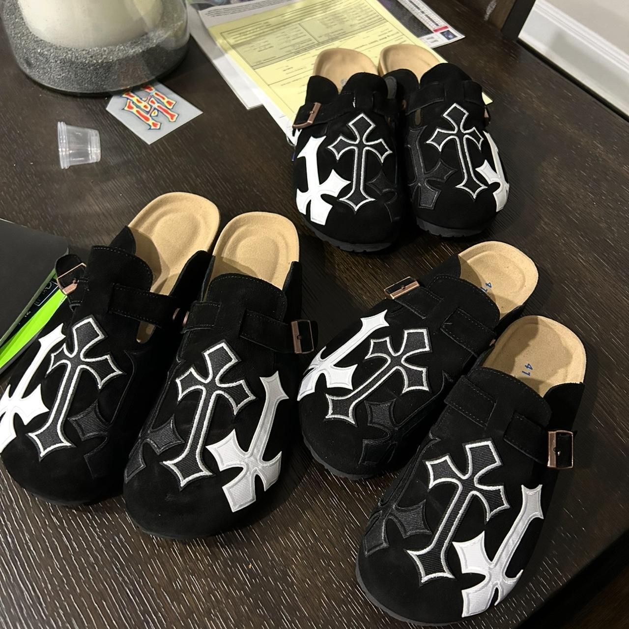 The Custom Clogs are made out of suede on the outer... | Depop