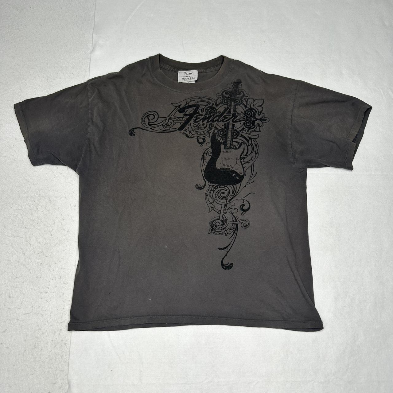 YTK Fender Guitar Graphic T Shirt No... | Depop