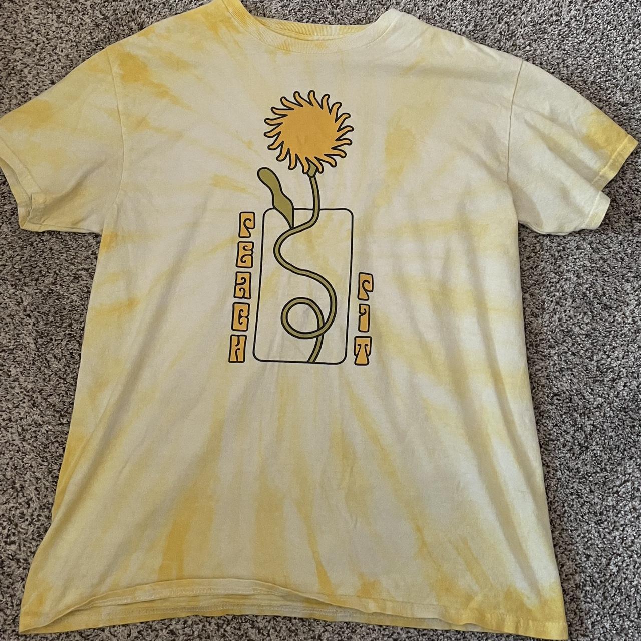 peach pit merch 2023, lightly worn, tie dye - Depop