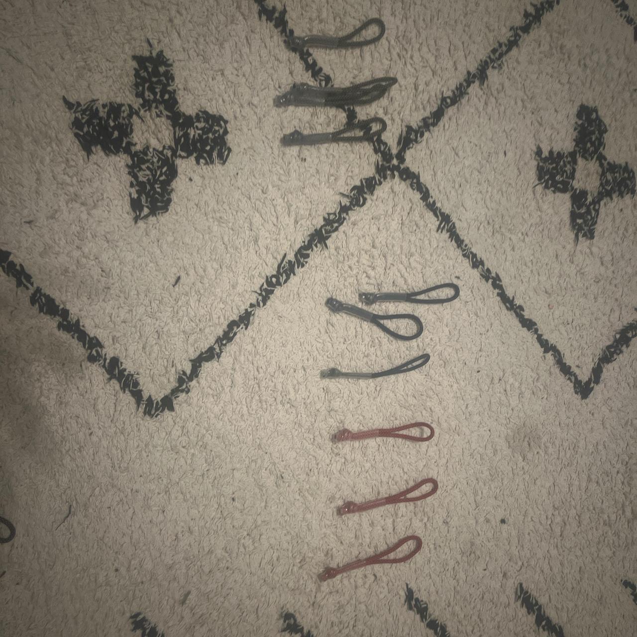 33 Nike elite zippers 2 BAPE tags 1 essentials tag 3... | Depop