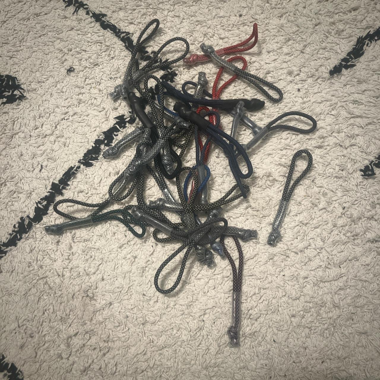 33 Nike elite zippers 2 BAPE tags 1 essentials tag 3... | Depop