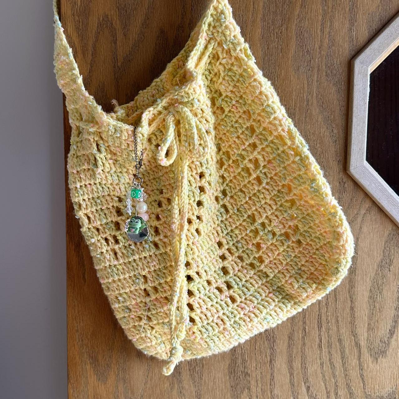 The Berit Bag: 01 Pastel colors with a handcrafted... | Depop