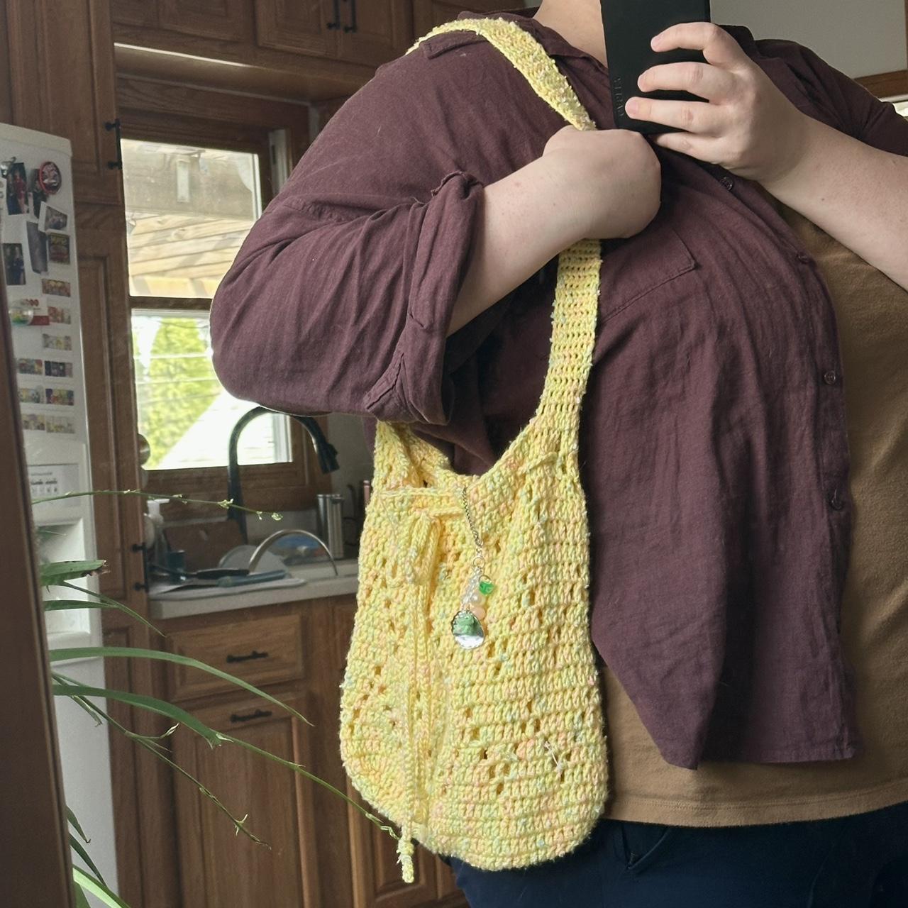 The Berit Bag: 01 Pastel colors with a handcrafted... | Depop