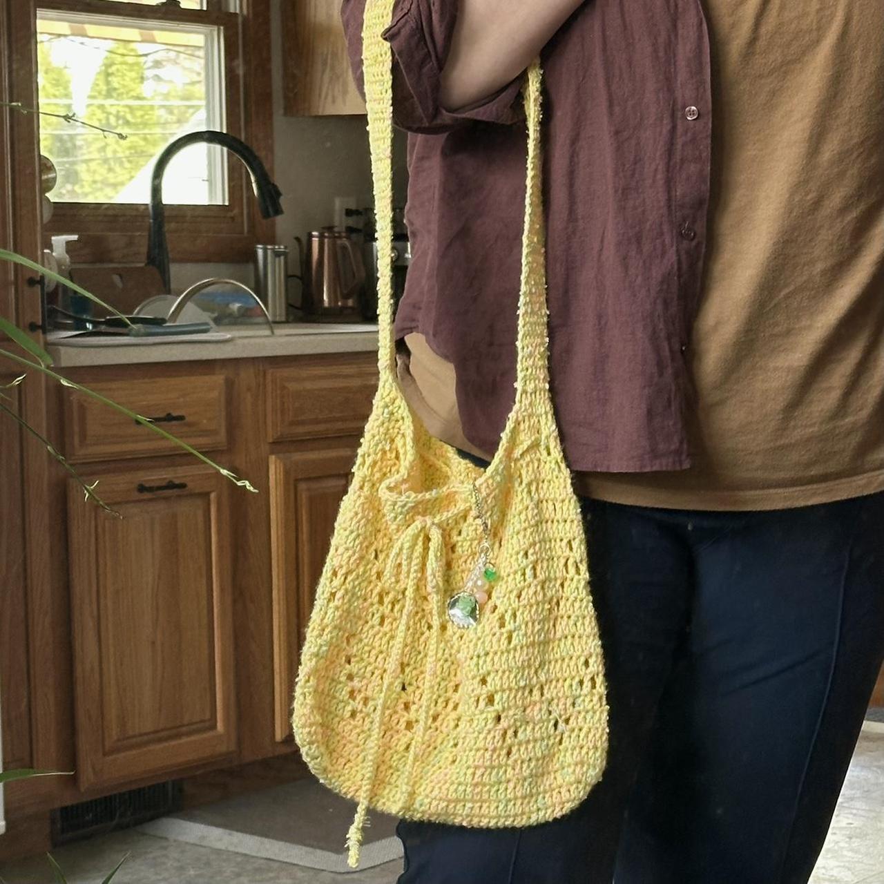 The Berit Bag: 01 Pastel colors with a handcrafted... | Depop