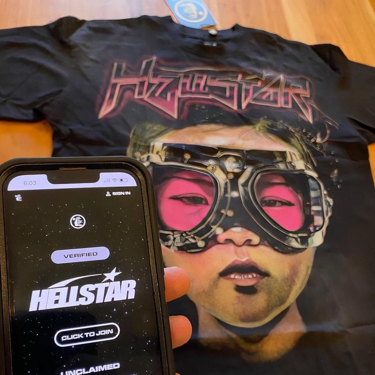 Hellstar Shirt Brand New Size M Comes with bag &... - Depop