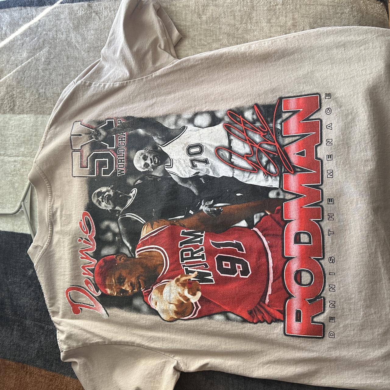 Dennis Rodman graphic tee | Depop