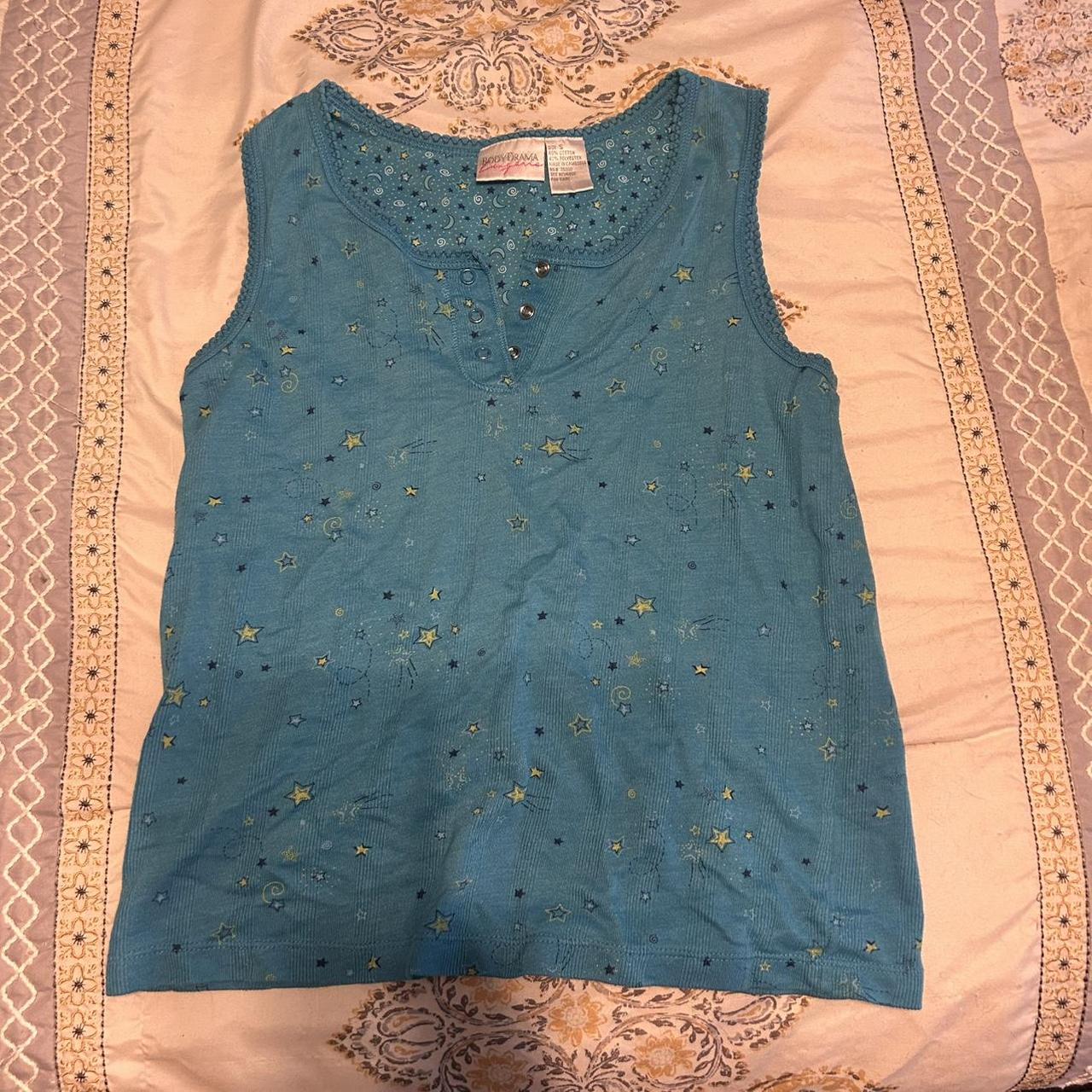 Vintage Starry Tank Top Size: S but could def fit... | Depop