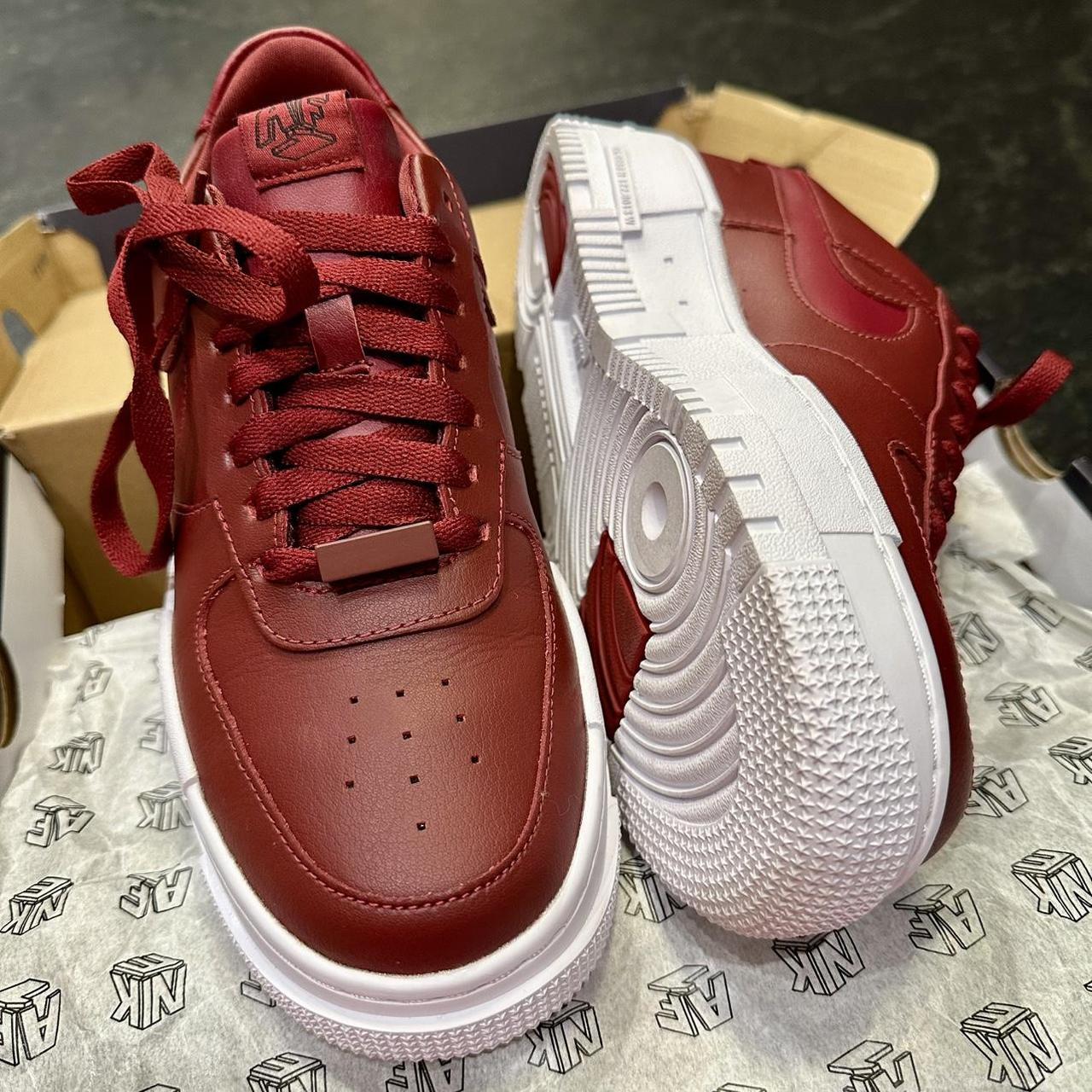 Nike . Air Force One . W AF1 Pixel . Team Red . NEW... - Depop