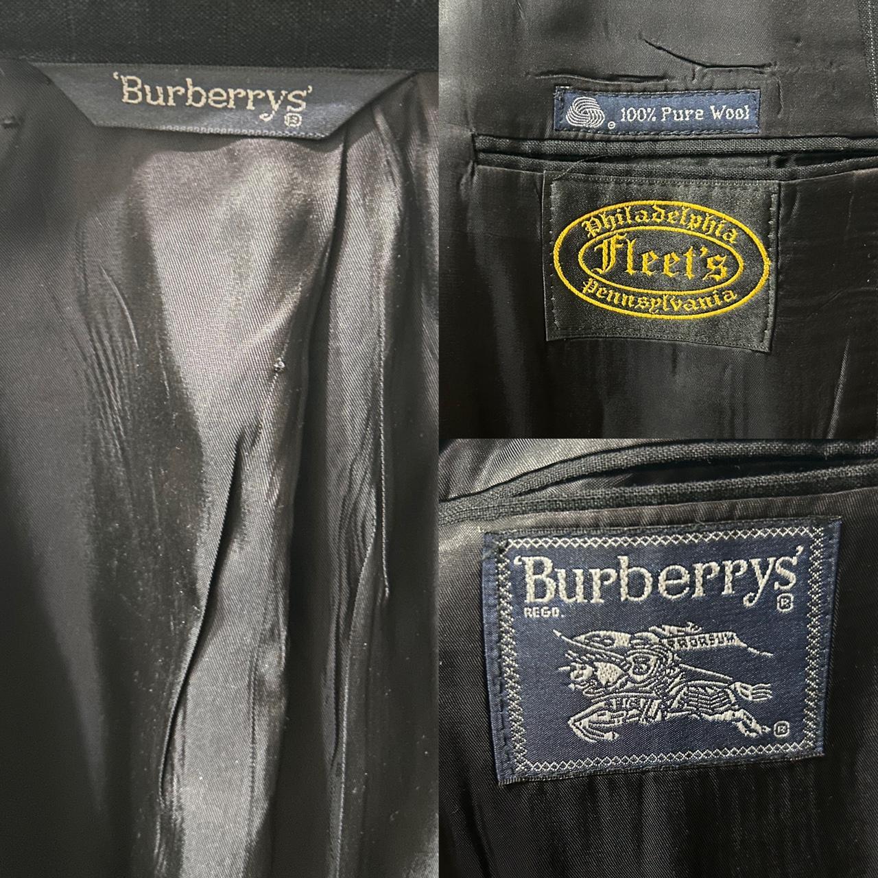 Burberry Suit 100% wool Vintage Size: 32 waist... - Depop