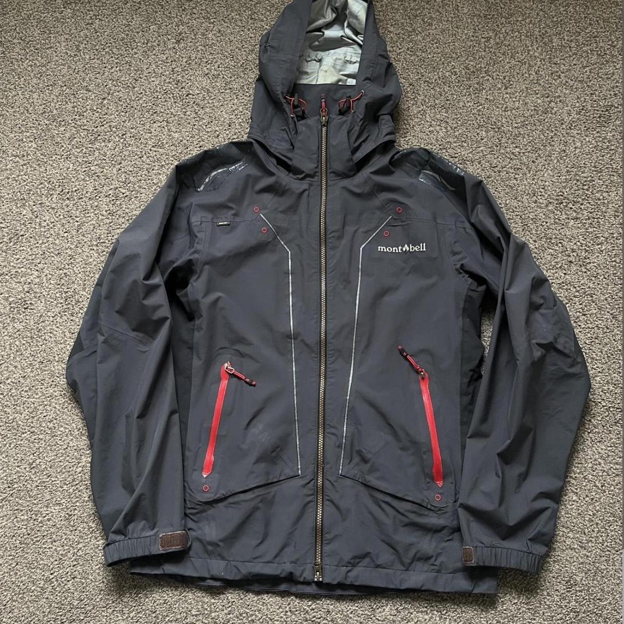 montbell gore-tex waterproof jacket. size -... - Depop