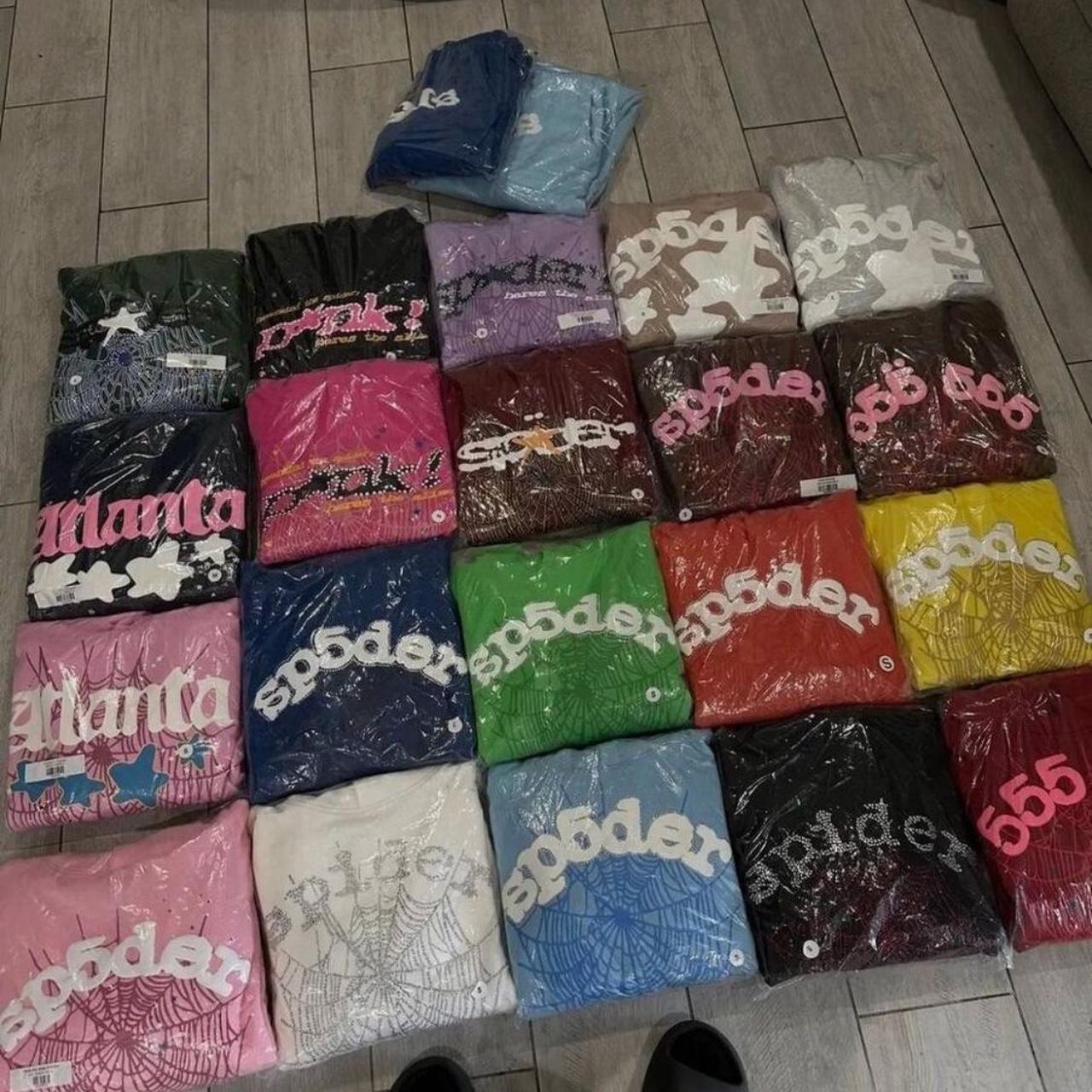 sp5der hoodies price negotiable worldwide shipping... | Depop