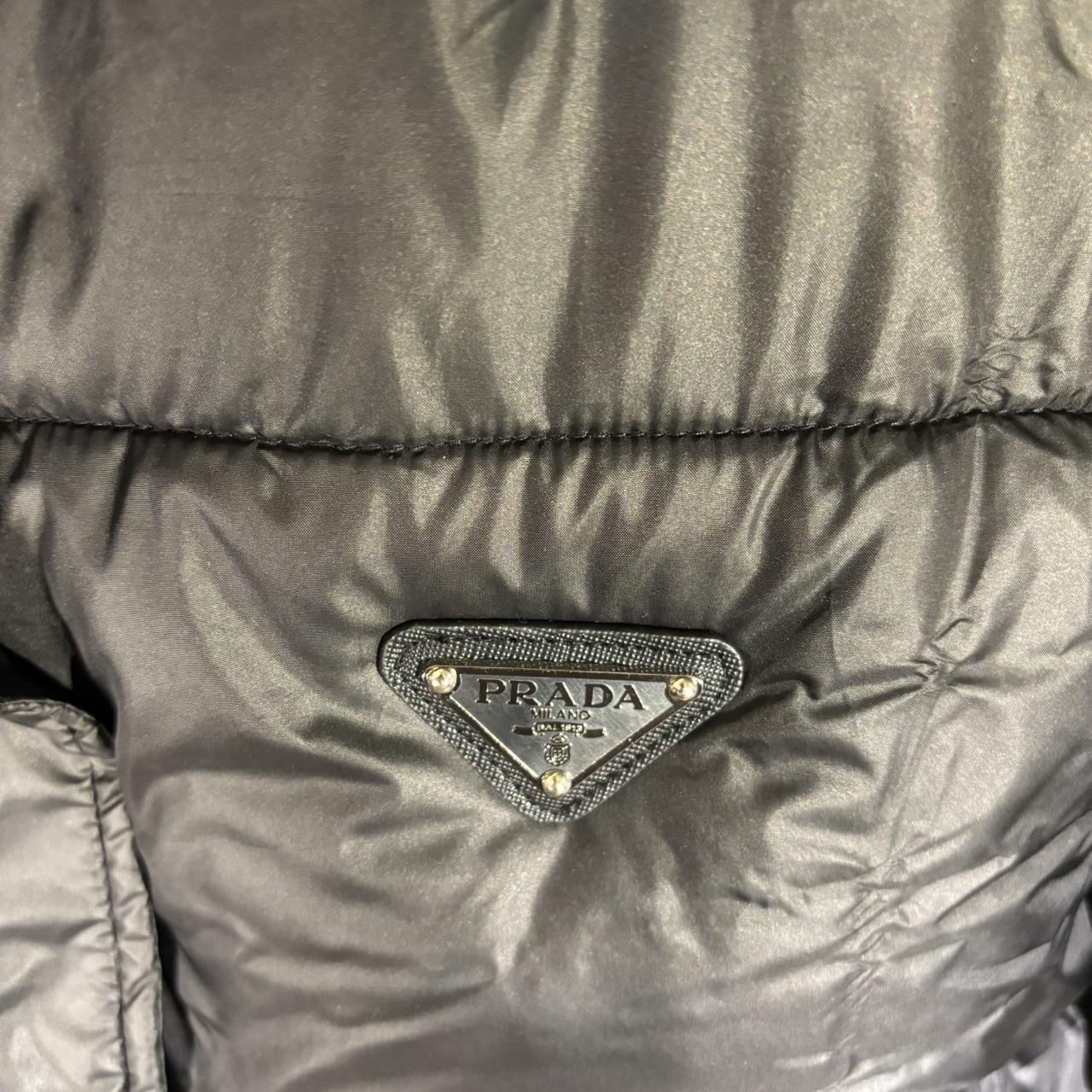 PRADA woman puffer jacket. Black - one is size 12... | Depop