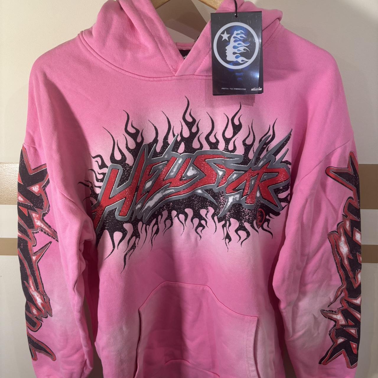 Hellstar pink hoodie size xl Authentic firm on price - Depop