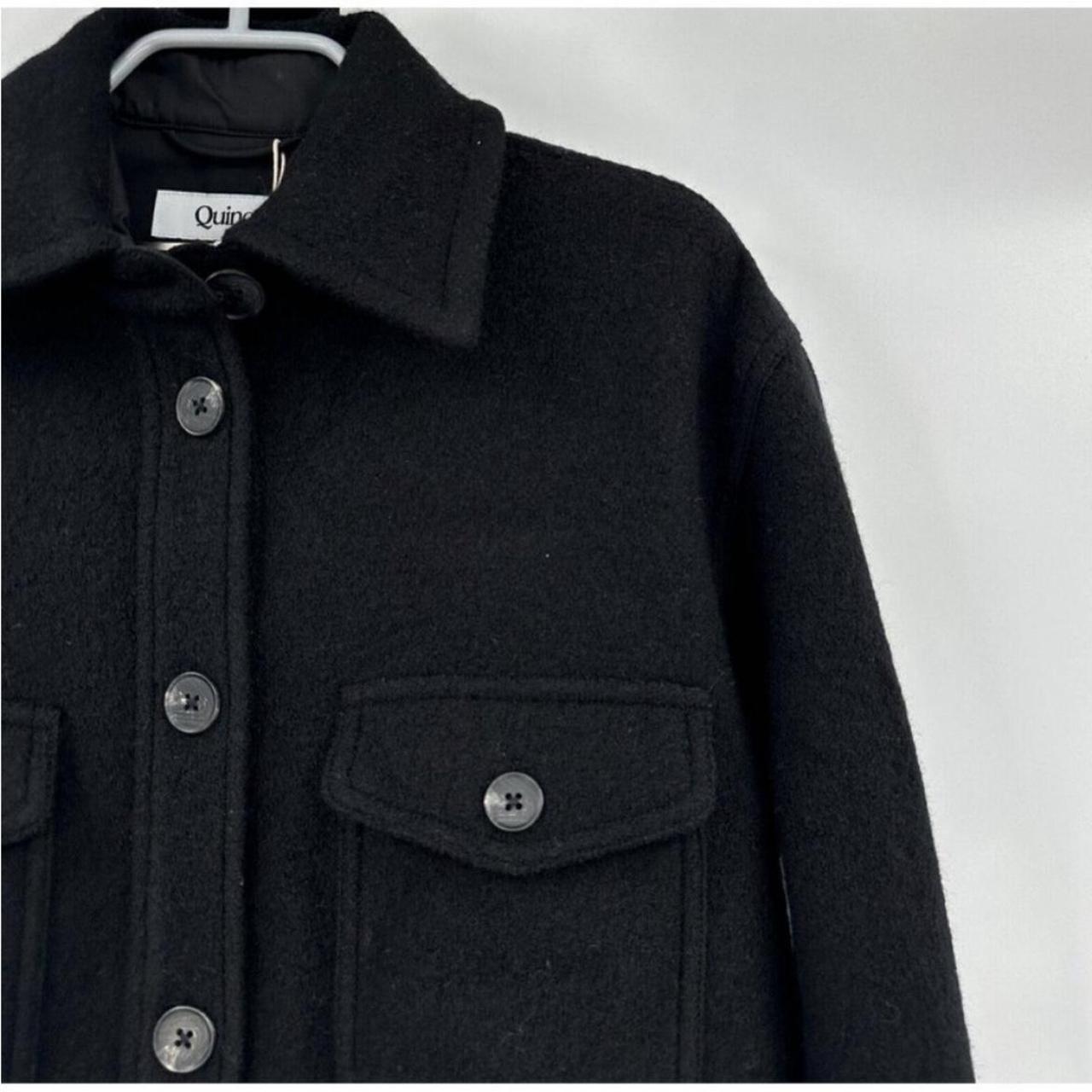 Quince Women's Merino Wool Shirt Jacket Color:... | Depop