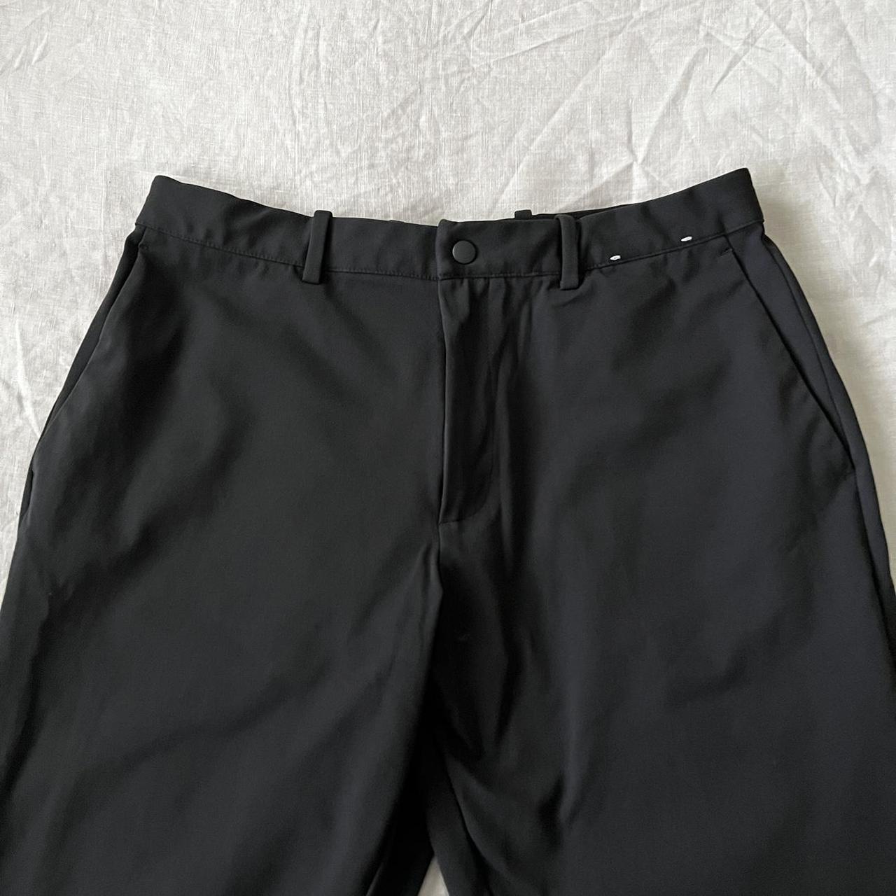 uniqlo black slacks size medium waist 30-33in - Depop