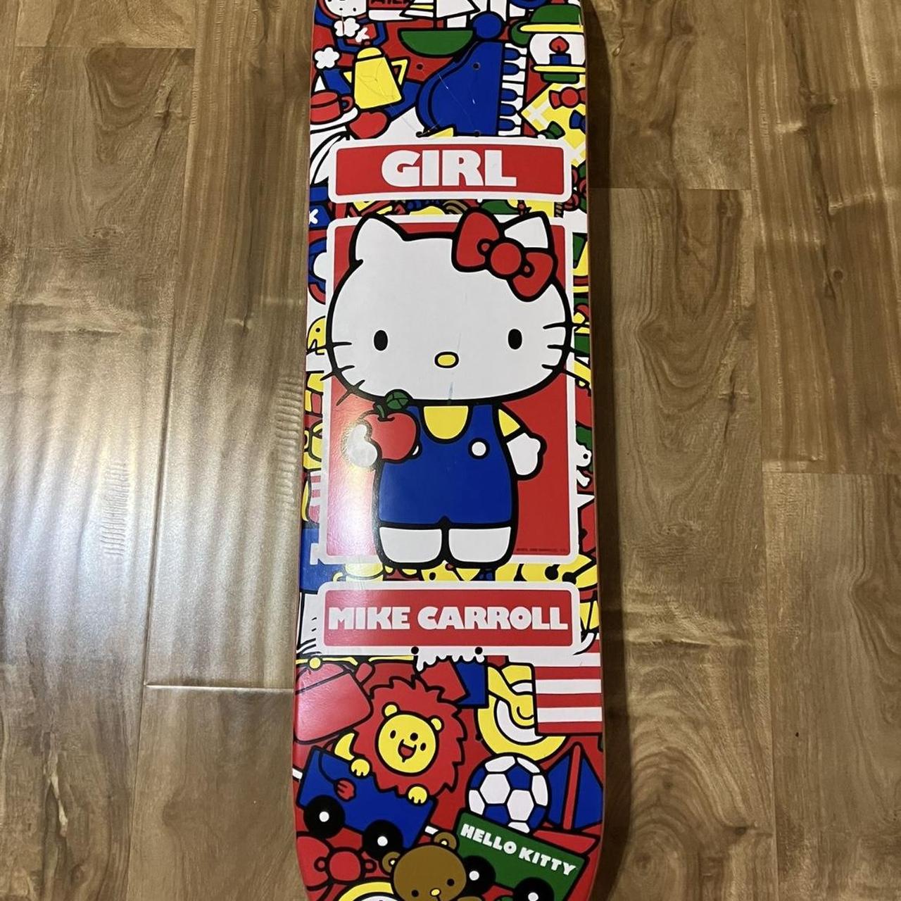 BRAND NEW! Hello Kitty x Mike Carroll skateboard... - Depop