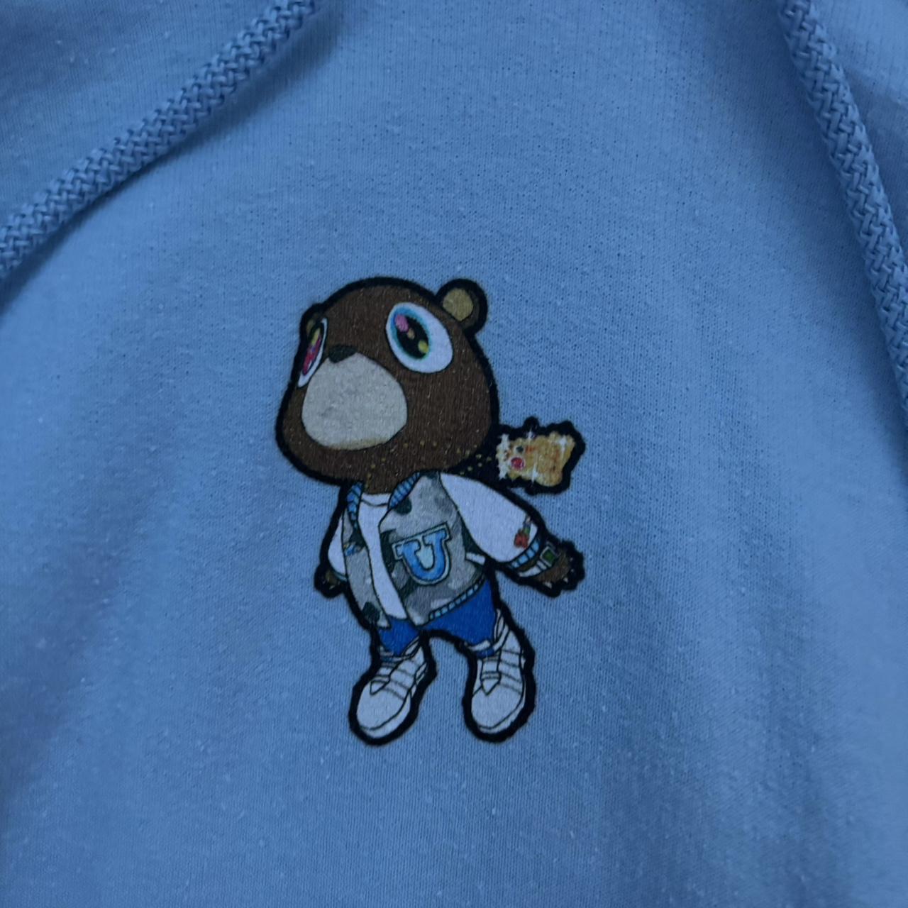 Blue Kanye West Graduation hoodie #kanyewest... - Depop