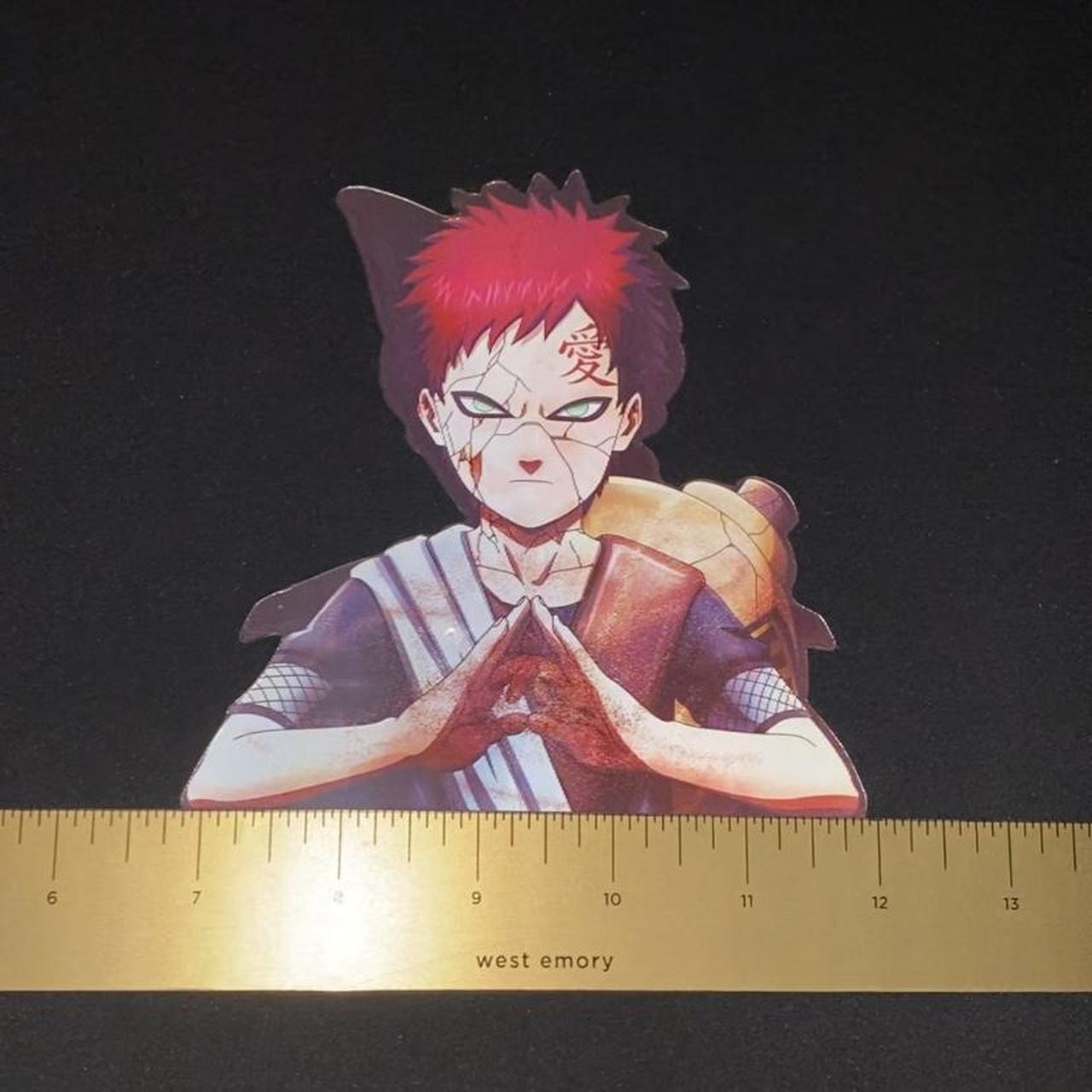 Naruto Gaara 3D Anime Lenticular Peeker... - Depop
