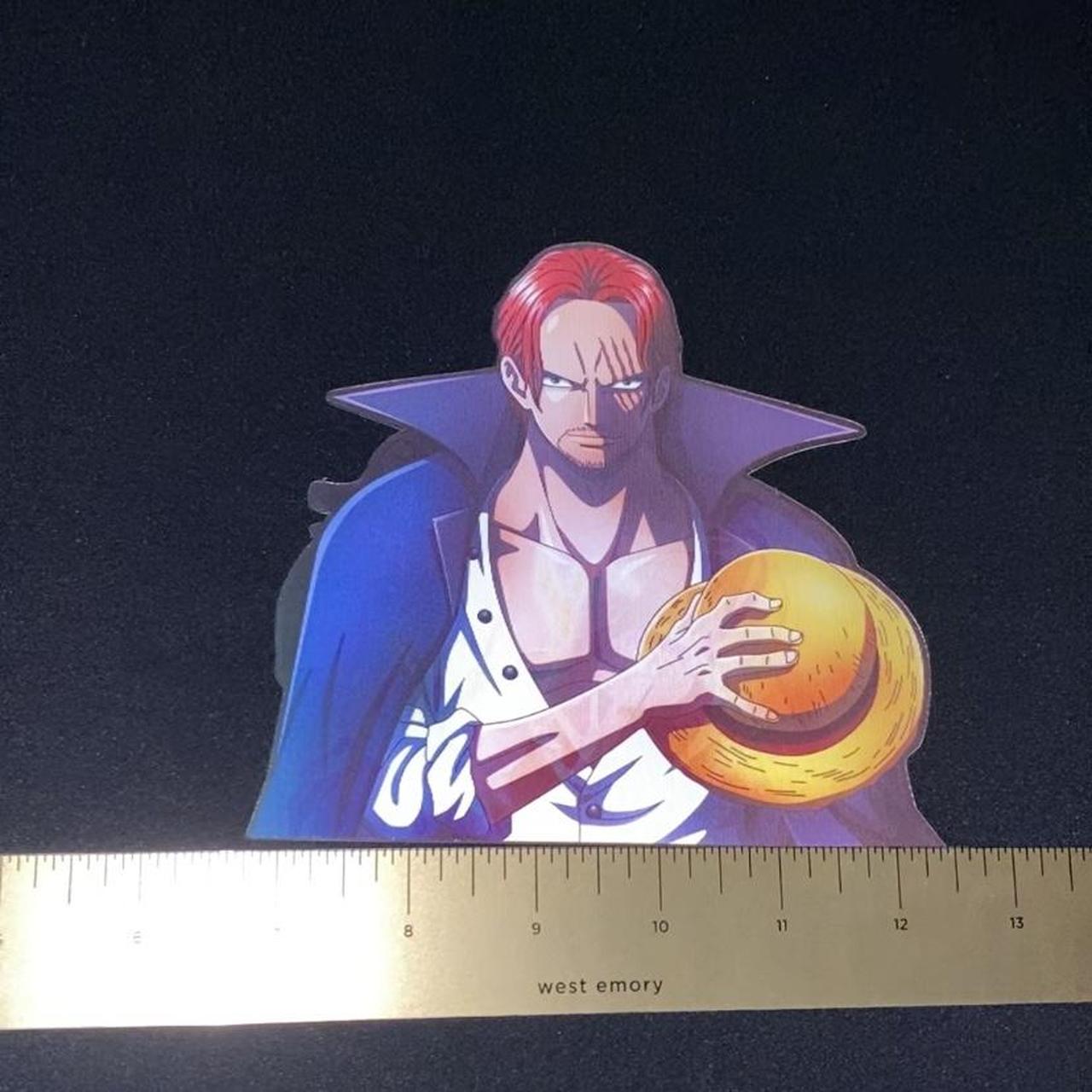 One Piece Shanks 3D Anime Lenticular Peeker... - Depop