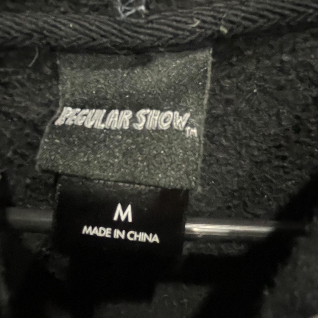 regular show zip up hoodie size medium #emo #alt | Depop