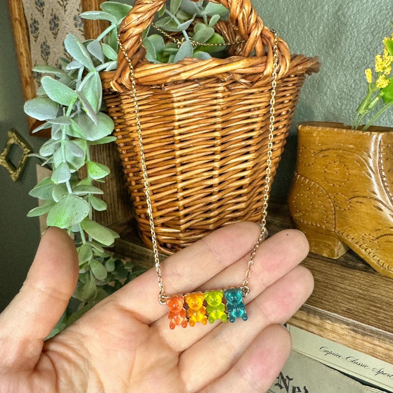 Betsy Johnson gummy bear necklace. Super cute! - Depop