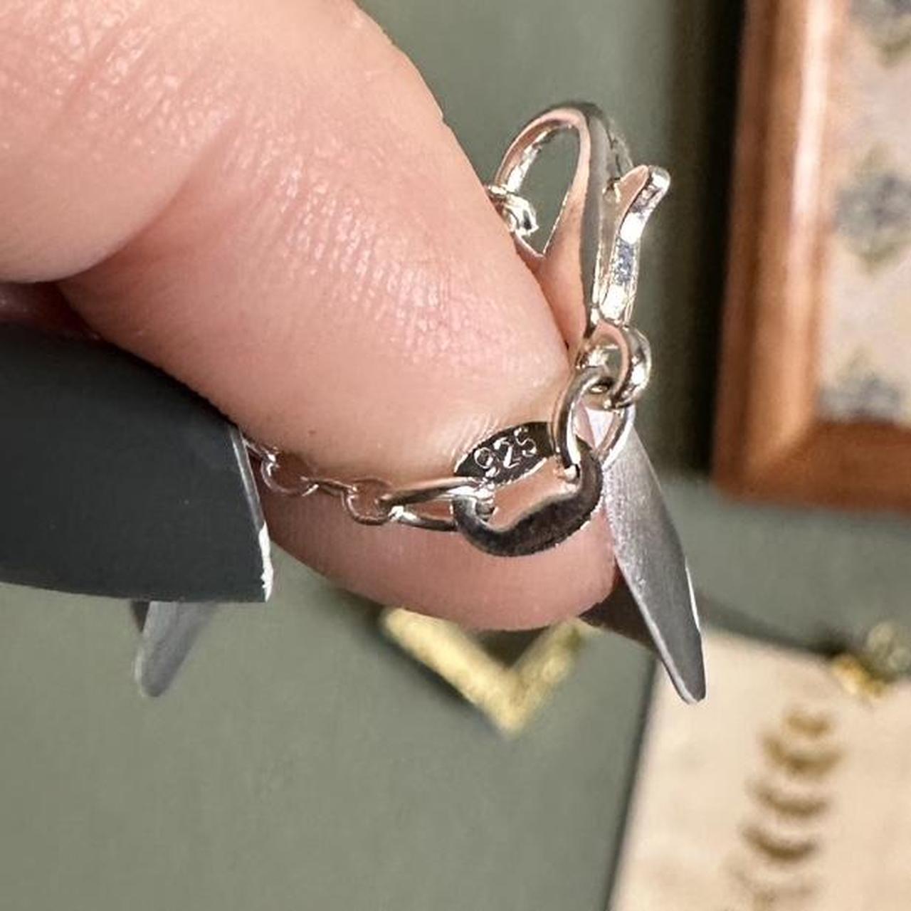 925 stamped sterling silver “emotional support”... - Depop