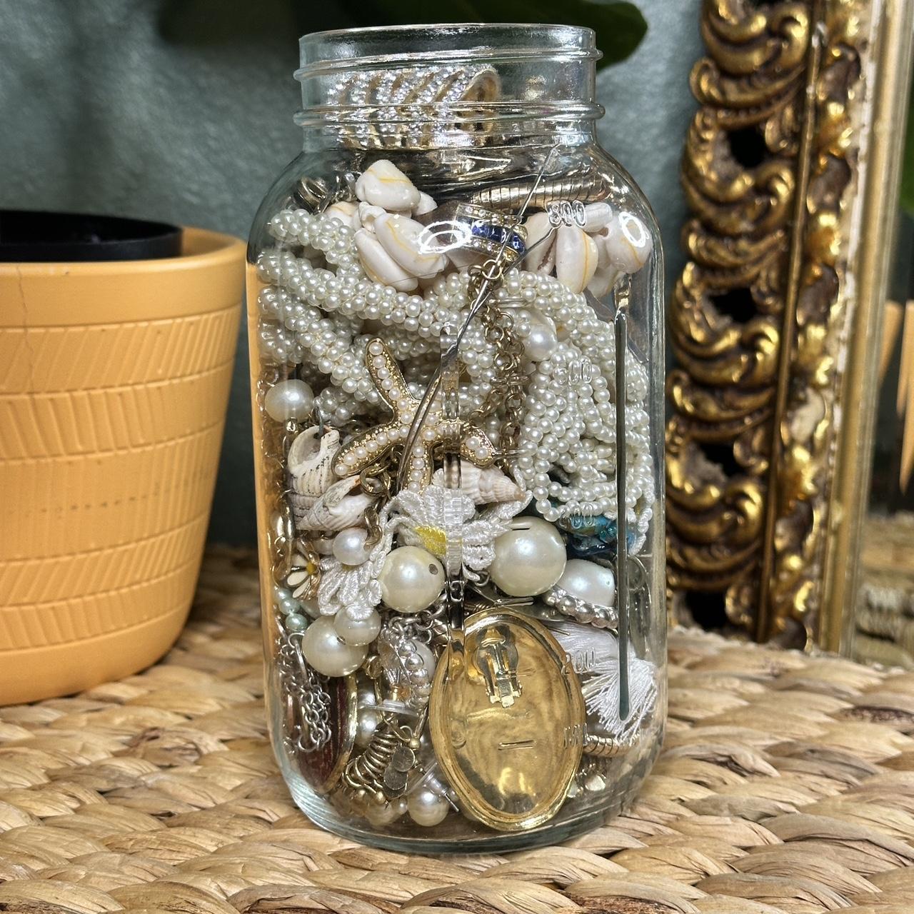 Stunning mystery jewelry jar has necklaces,... - Depop