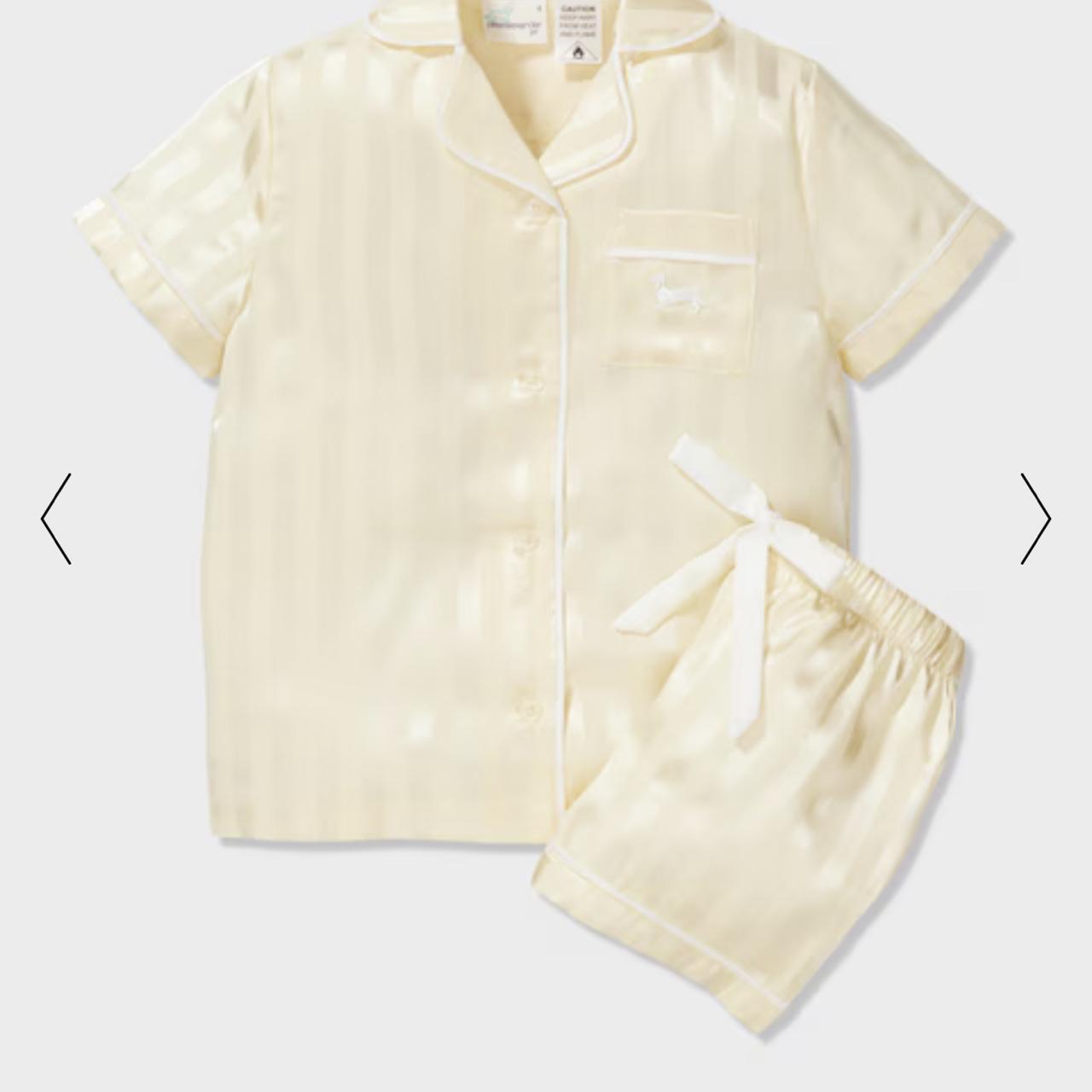 Yellow Peter Alexander silk pjs size 14 in kids... - Depop