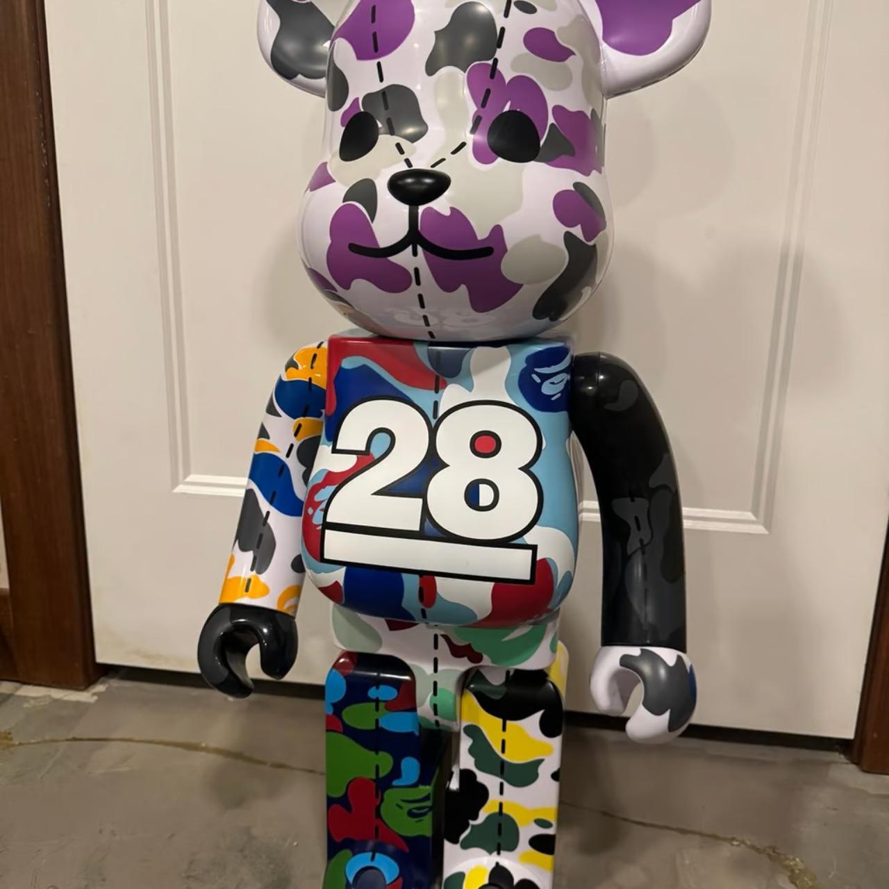 Bape 1000 percent Bearbrick 28th anniversary new in... - Depop