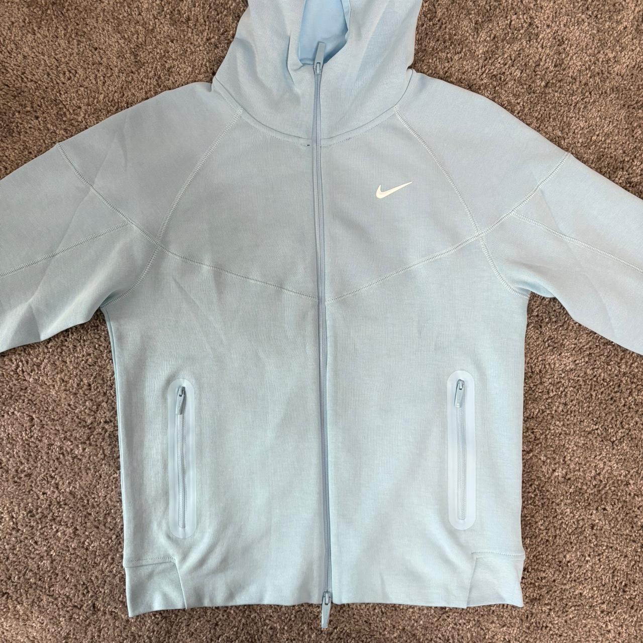Nike Nocta baby blue zip-up hoodie | Depop
