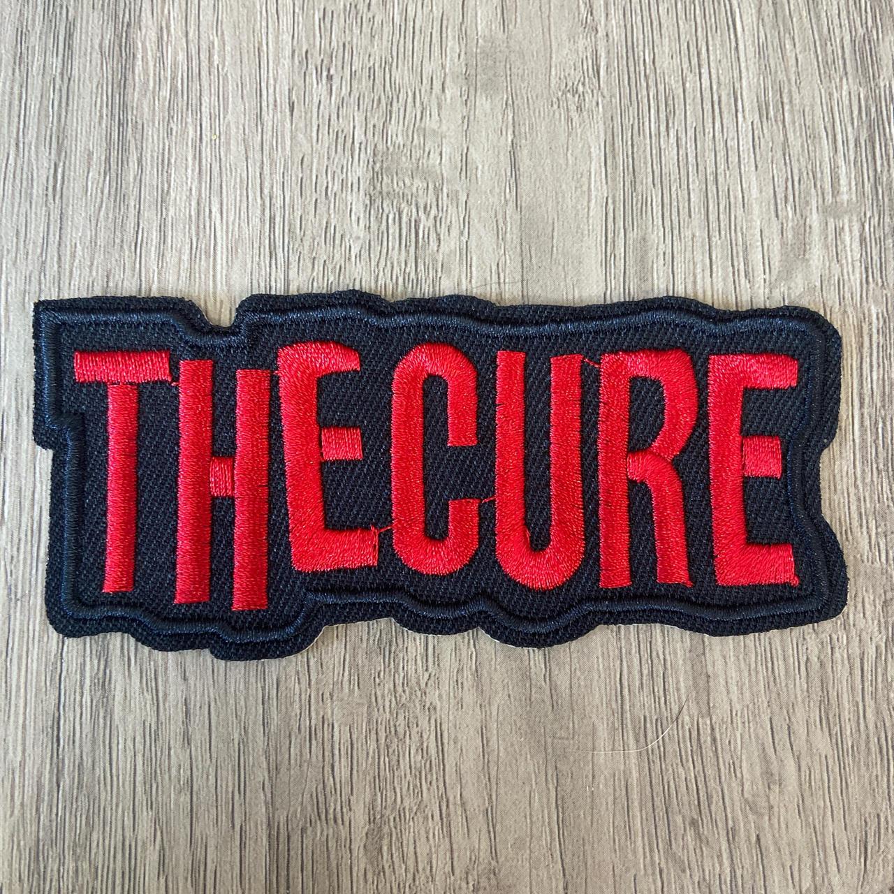 Black and red The Cure embroidered patch #TheCure... | Depop