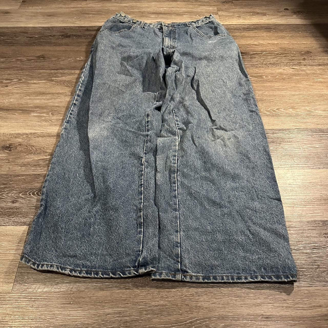 Super baggy denim bebop jeans with 12 inch leg... | Depop