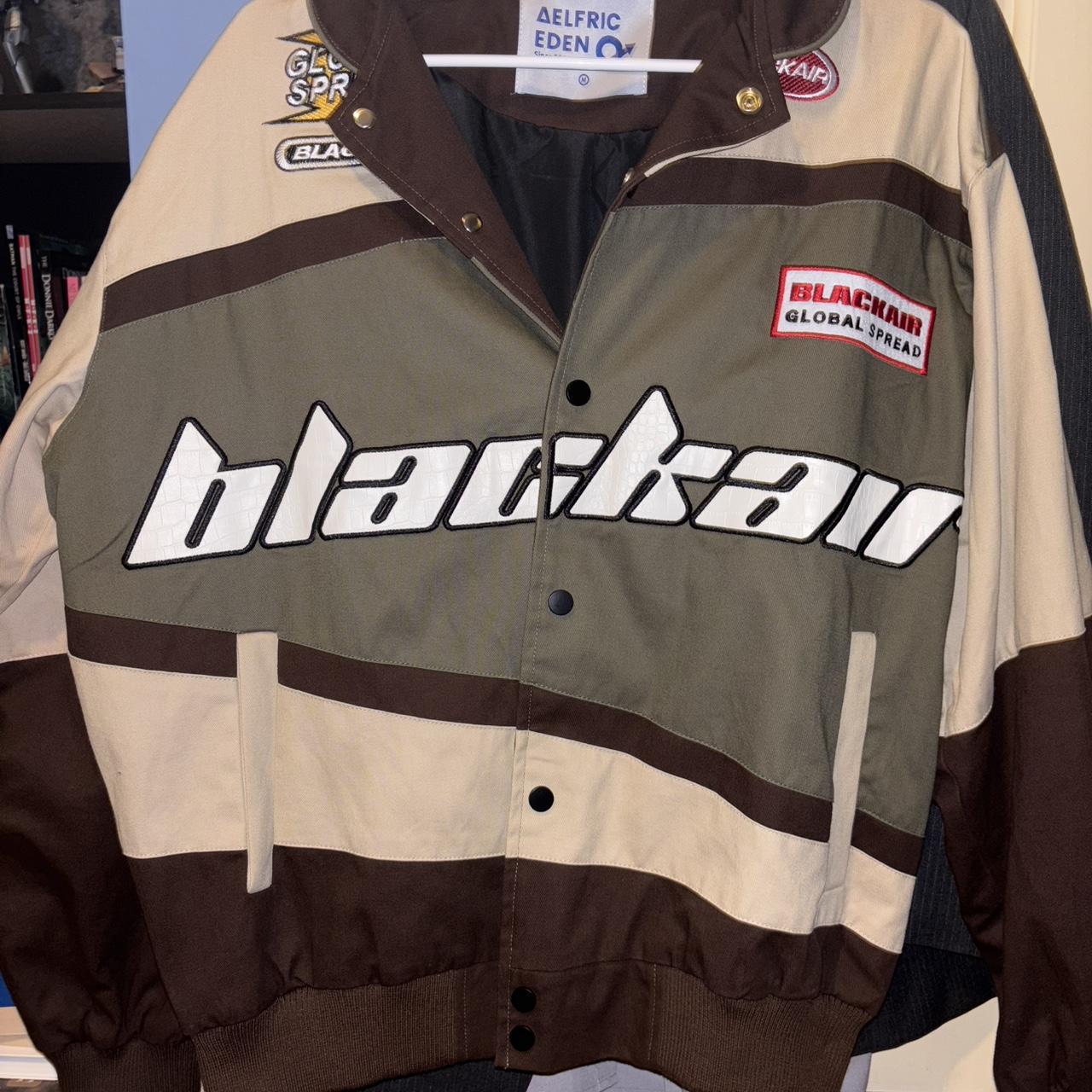 Aelfric Eden Vintage-Style Brown motorsports racing... | Depop
