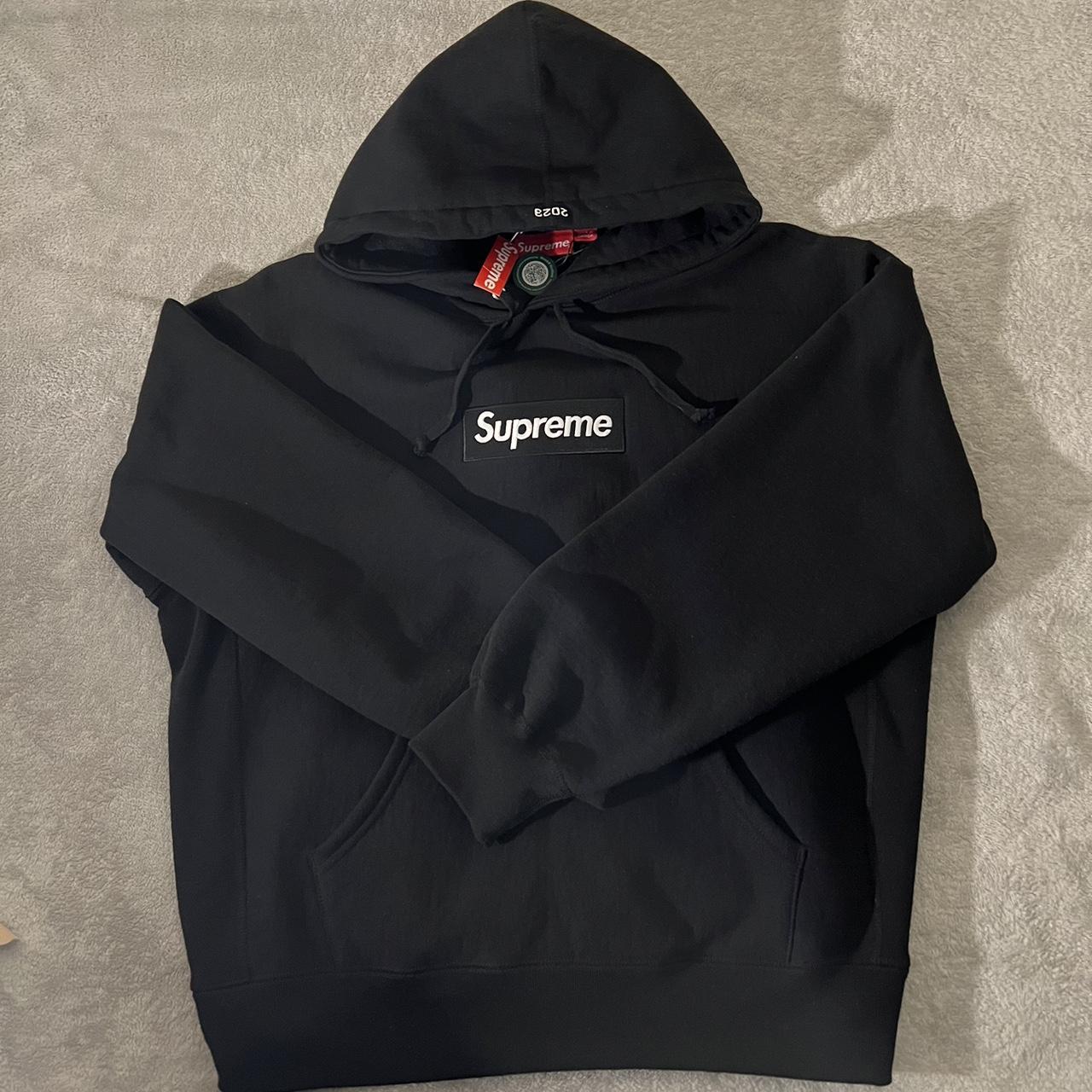 FW23 Supreme Box Logo (black) Sz SMALL 1000%... | Depop