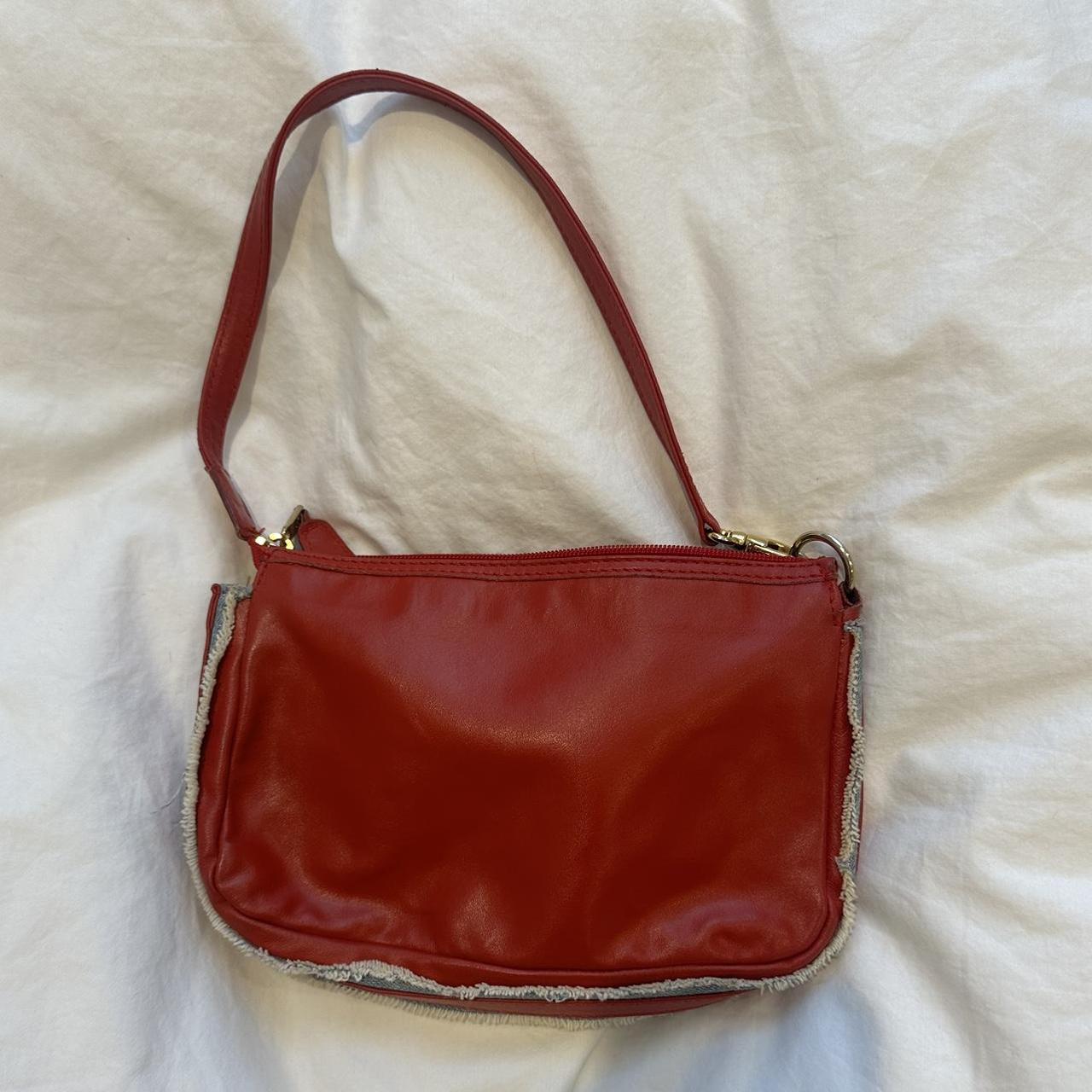 Vintage D&G red cheetah print leather bag, thinking... - Depop