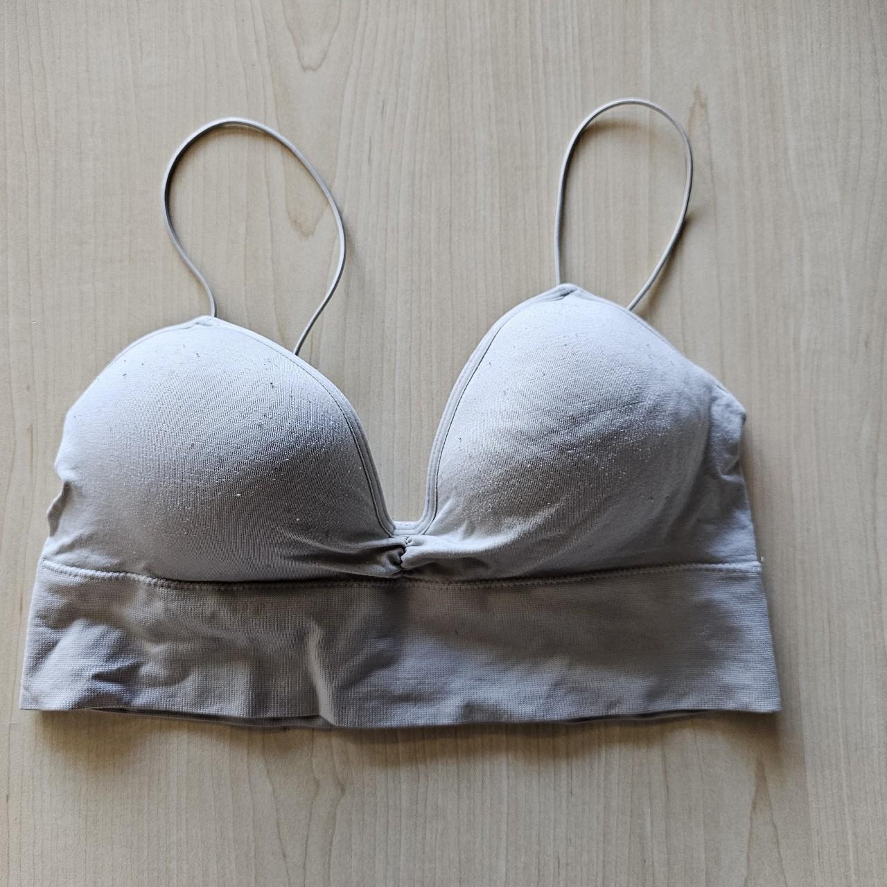 Light blue bralette with a touch of stretch 💚 some... | Depop