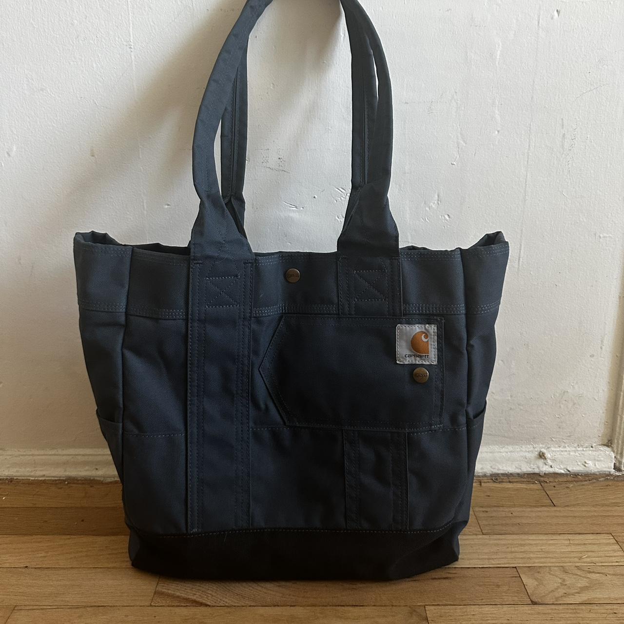 Navy blue Carhartt tote bag #workwear A few... - Depop