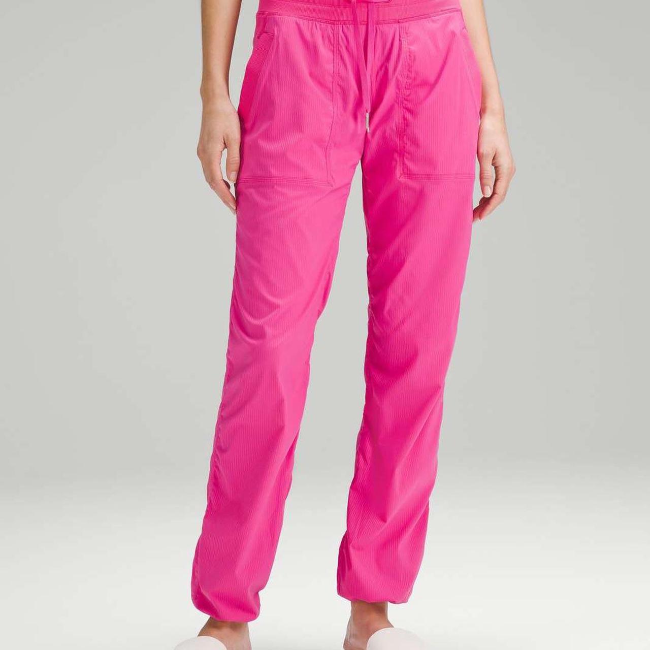 Lululemon Sonic pink dance studio pants Size 6... | Depop