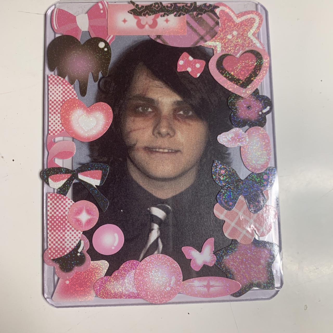 gerard way decorated photocard CUSTOMS AVAILABLE ON... - Depop