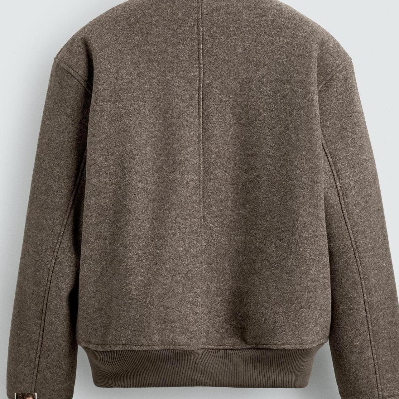 ZARA Combination bomber jacket Never worn ORG $130 | Depop