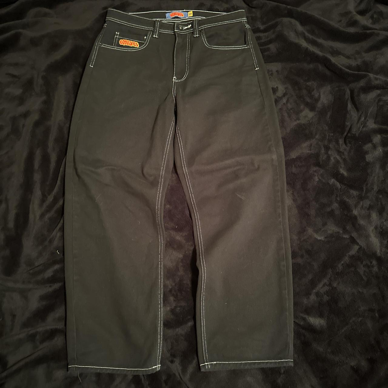 Empyre jet black baggy jeans #jet black | Depop