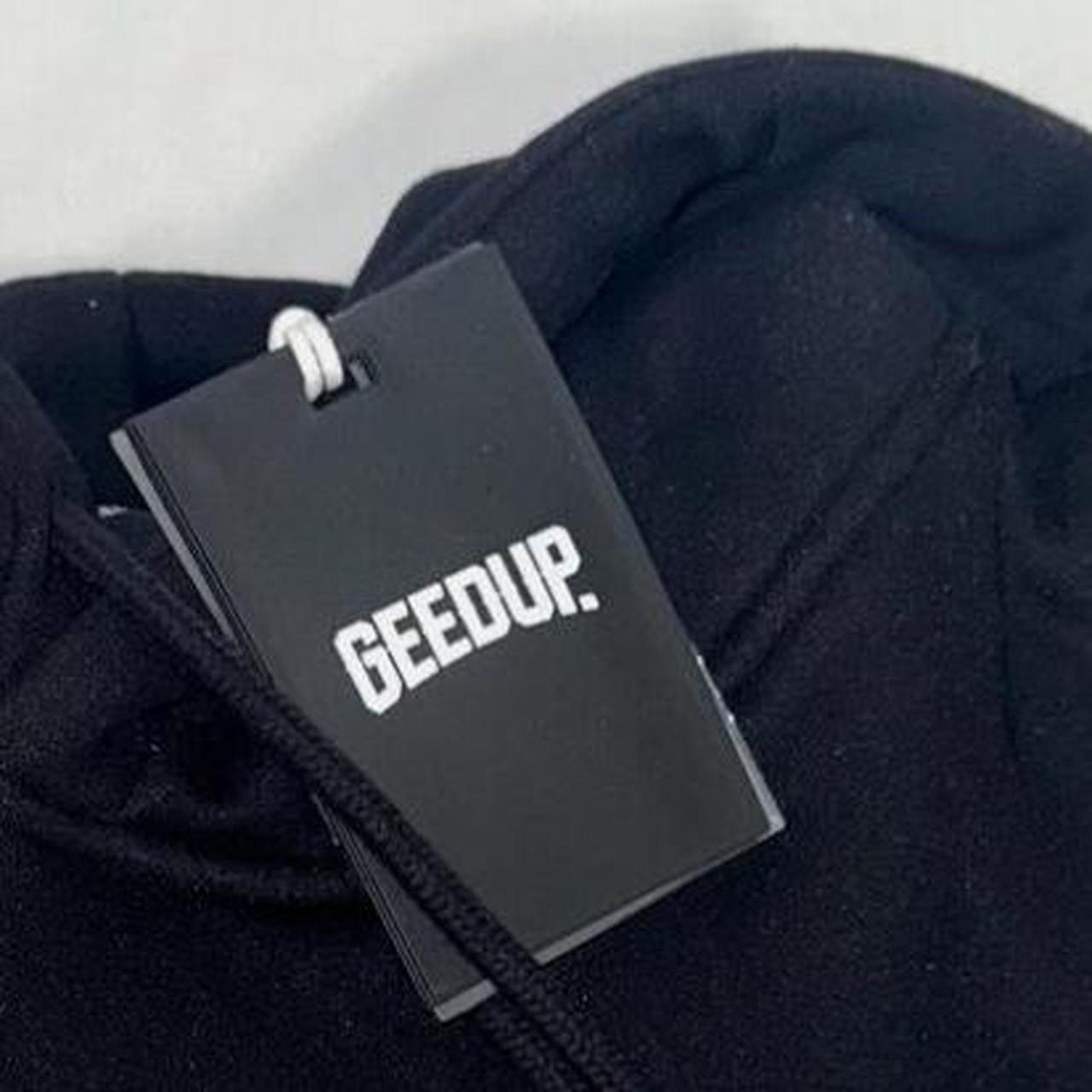 Geedup hoodie hyper yellow Size medium Brand new... - Depop