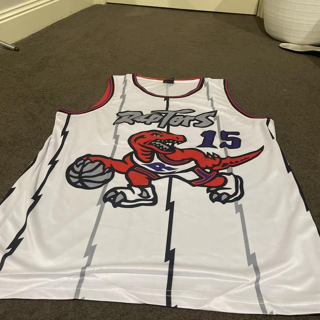 White Vince Carter Toronto Raptors jersey #NBA #Raptors - Depop