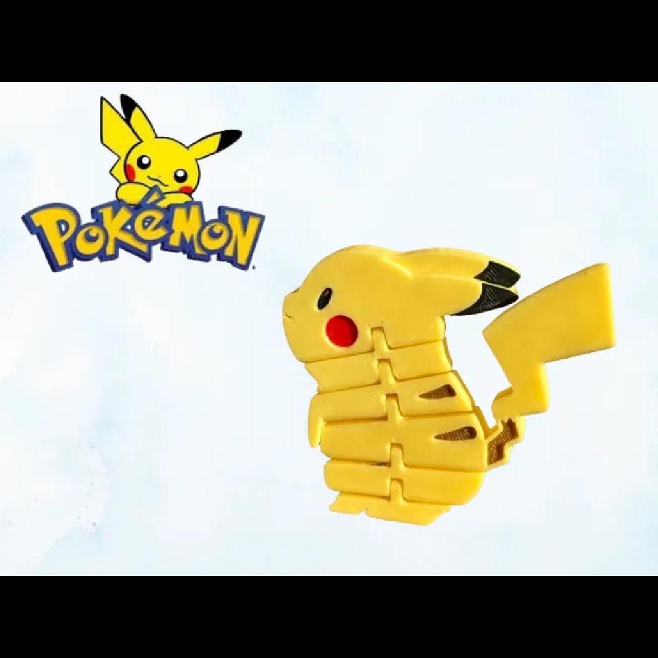 Flexible articulated Pokémon pikachu fidget... | Depop