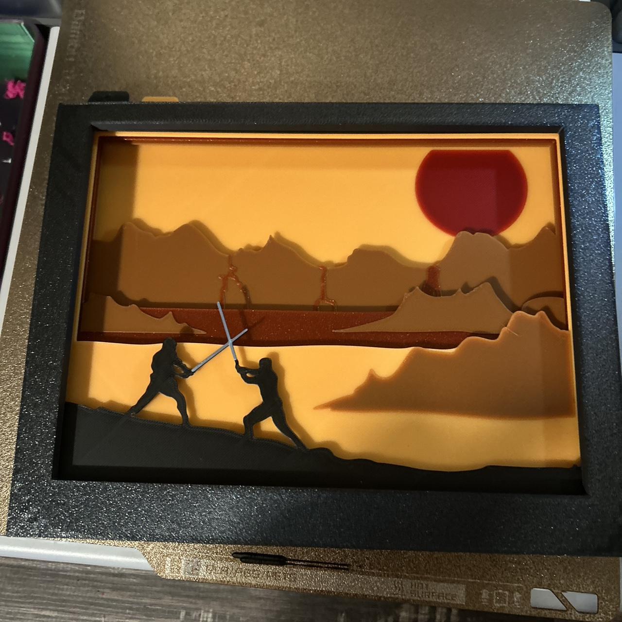 3D Star Wars shadow box #StarWars #ShadowBox 3d... - Depop