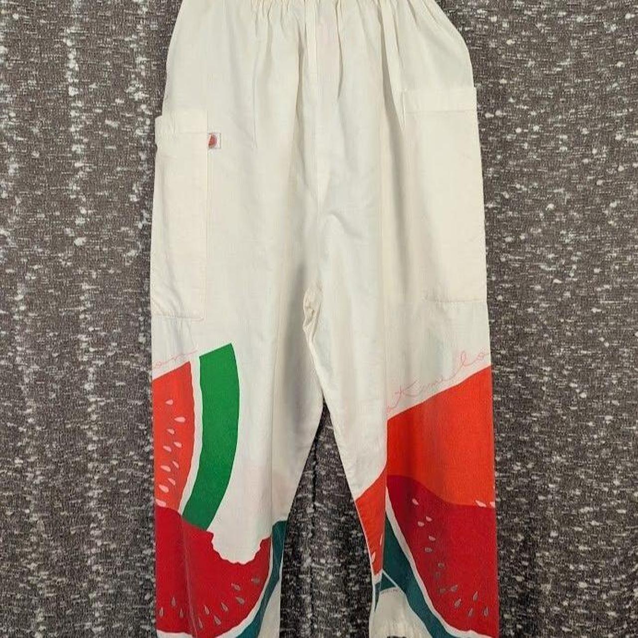 Rare Vintage What A Melon Watermelon Pants Women's... | Depop