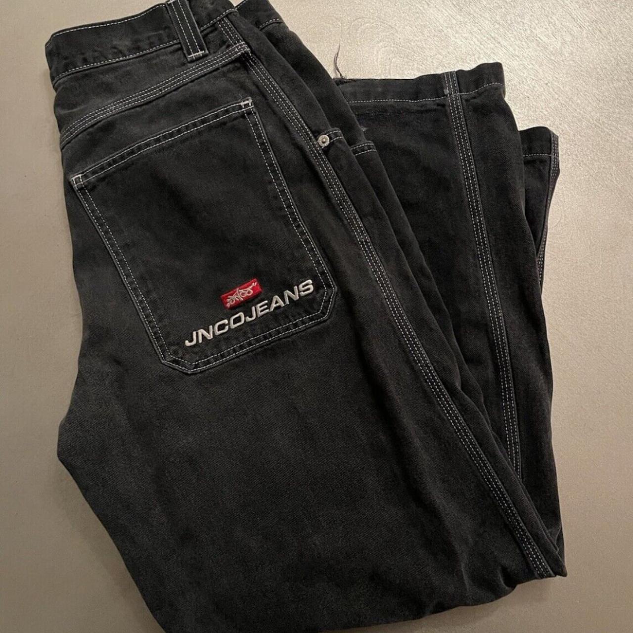 Vintage Jnco Baggy Denim Jeans Pants Wide Leg Skater... - Depop
