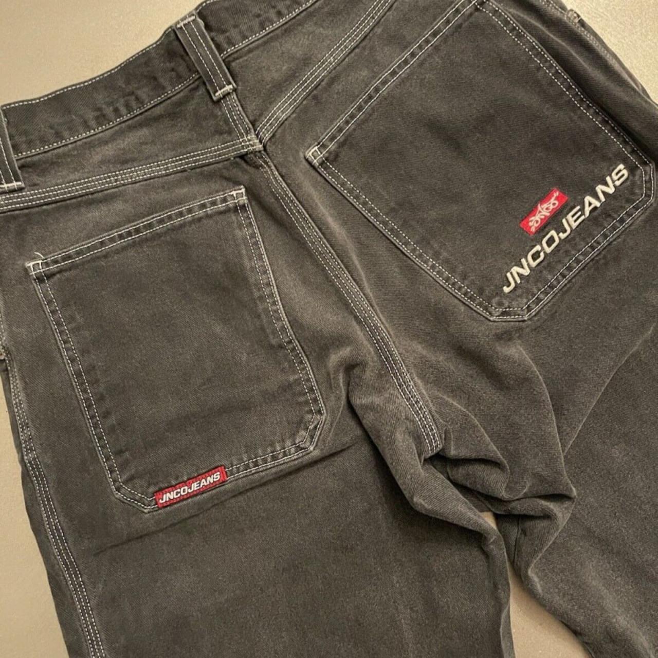 Vintage Jnco Baggy Denim Jeans Pants Wide Leg Skater... - Depop