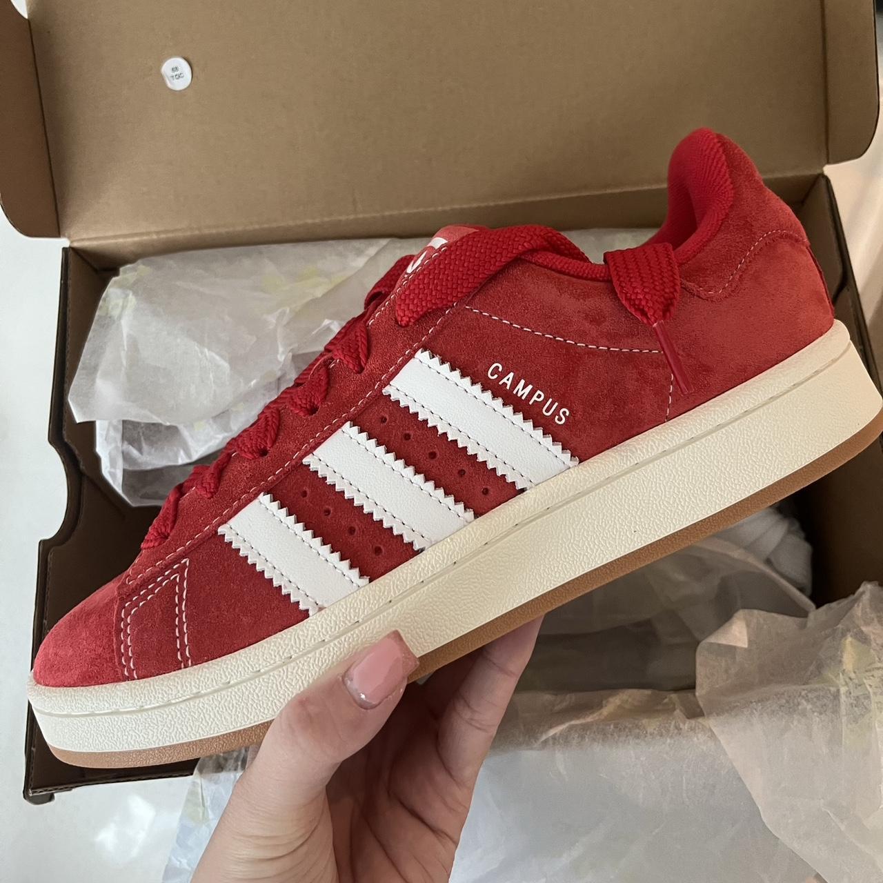 Red Adidas Campus Sold out everywhere!! - Depop