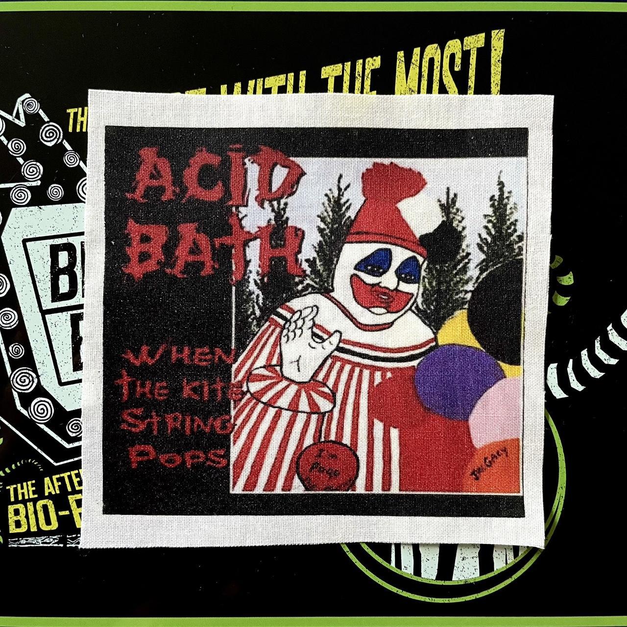 acid bath patch approximately 4 1/2 x 4 1/2 inches... - Depop